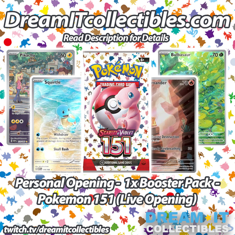 Dreamitcollectibles.com - Weekly Live Opening on Twitch: Pokémon Cards